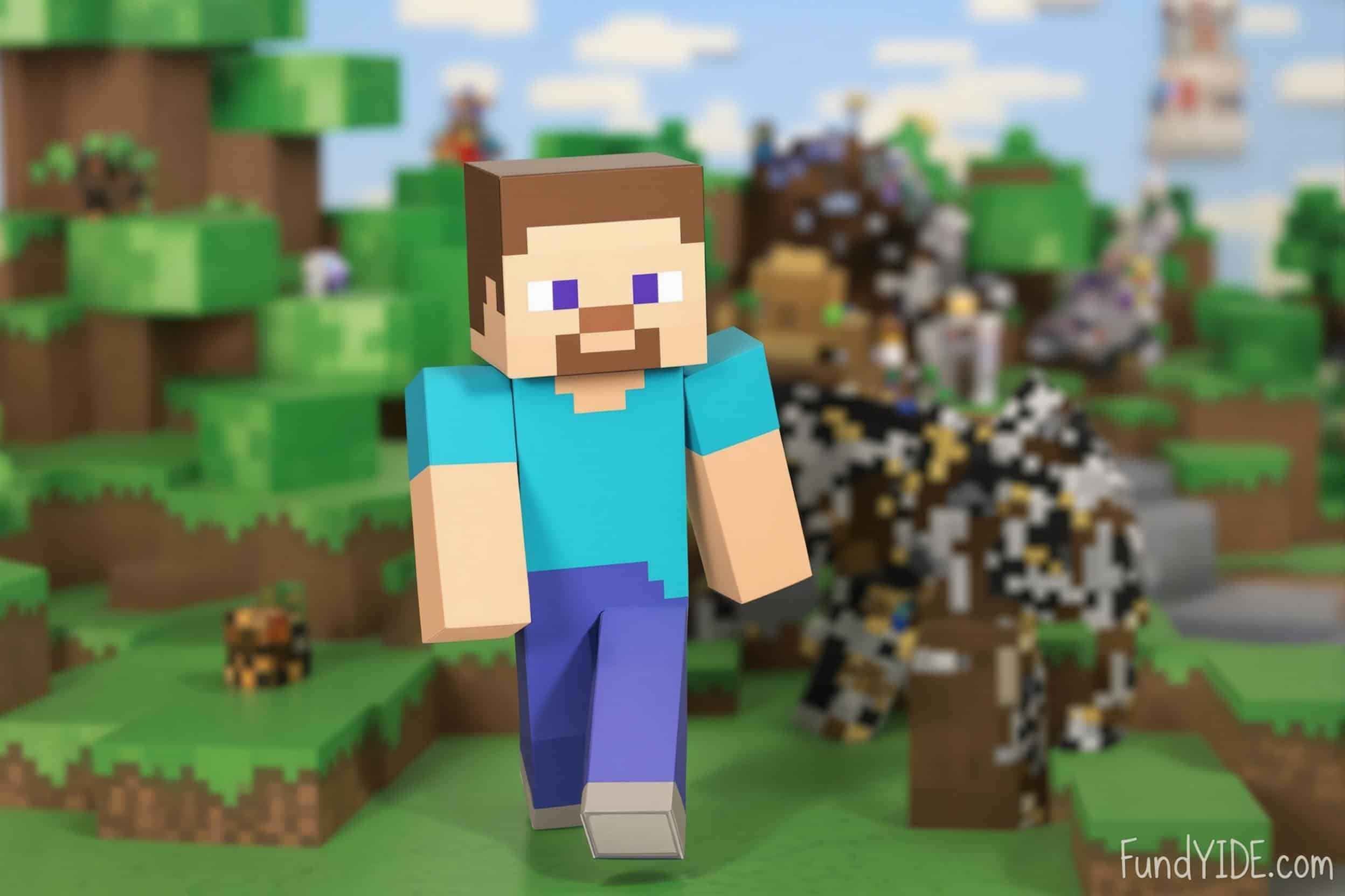 Papercraft Minecraft : Créez vos modèles en papier facilement et amusez ...